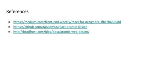 Atomic Design In React Pptx
