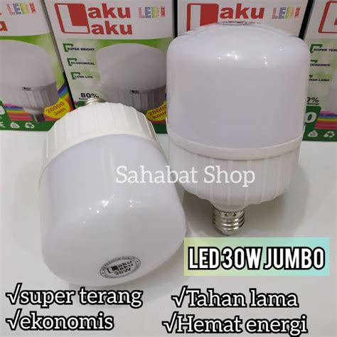 Jual Lampu Led Kapsul Jumbo Watt Capsule Terang Hemat Shopee Indonesia
