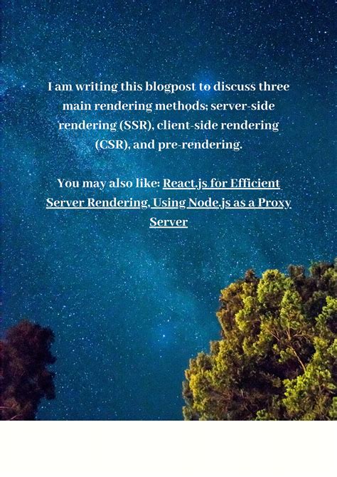 Client Side Rendering Vs Server Side Rendering Vs Pre Rendering For