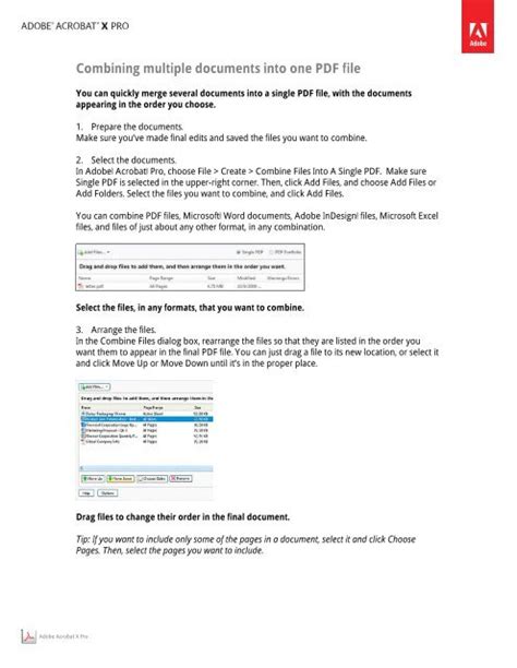 Combine Multiple Documents Into One Pdf File