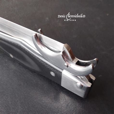 Handmade Folding Knife Renaissance Cinquedea Style Folding Crossguard