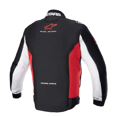 Jaqueta Cordura Alpinestars Monza Sport Preta Vermelha E Branca Jr