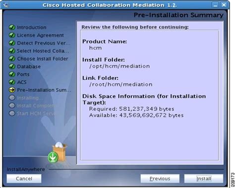Installation Guide For Cisco Hosted Collaboration Mediation 11 Chapter 3 Installing