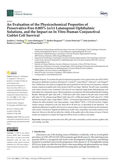 Pdf An Evaluation Of The Physicochemical Properties Of Preservative