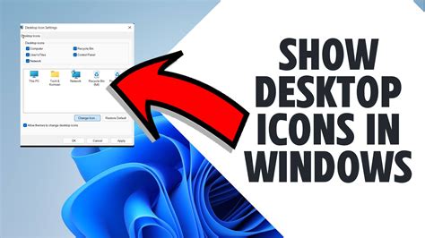 How To Add Or Show Windows 11 Desktop Icons Show Desktop Icons In Windows Subscribe To My