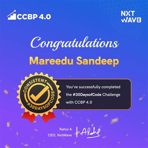 Sandeep Mareedu On Linkedin Nxtwave Ccbp Nxtwave Fullstack