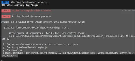 Error When Running The Npm Run Dev After Npm Install · Issue 18
