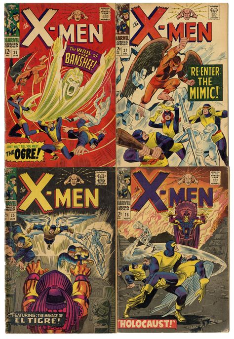 Comicconnect X Men 1963 2011 25 Comic Book Group Lot Vg 4 0