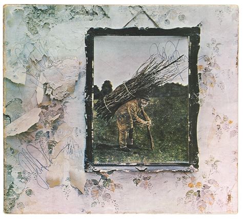 Lot Detail Led Zeppelin Band Signed Led Zeppelin Iv” Album Jsa And Real