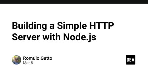 How To Create A Web Server With Nodejs Rômulo Gatto Posted On The Topic Linkedin