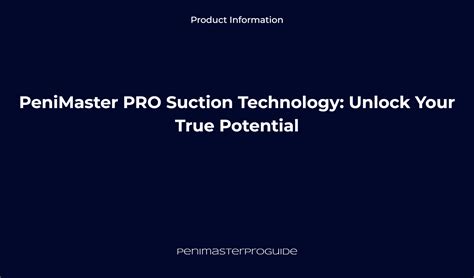 Home - PeniMaster PRO Info Hub