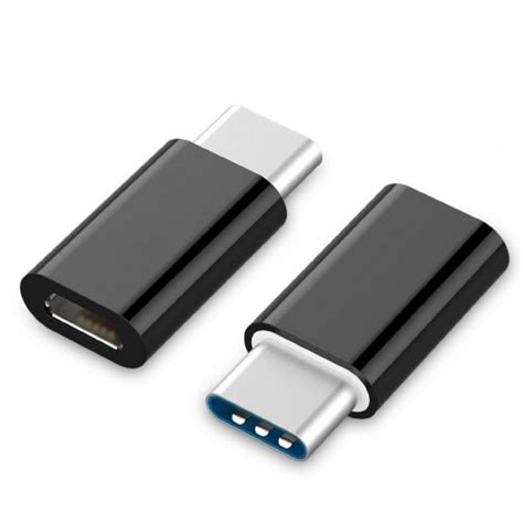 Перехідник Usb Type C 2 0 тато Micro Usb мама колір білий або чорний купити в Києві та Україні