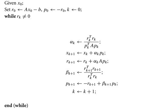 Conjugate Gradient For Regression Weiyas Work Yard