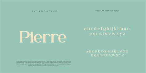 우아한 알파벳 문자 글꼴 및 숫자 클래식 레터링 최소한의 패션 디자인 타이포그래피 모드 프리미엄 벡터