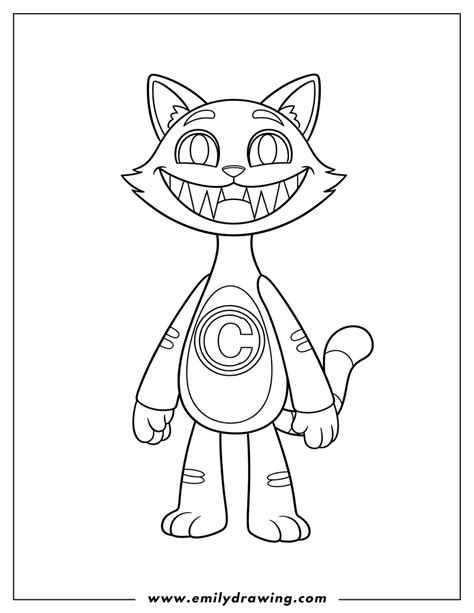 Poppy Playtime Coloring Pages Emily Drawing