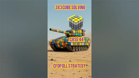 3x3 Cube Solver Cfop Oll Algorithm Case 44 Cubing 3x3solve 3x3cubetutorial Cfop Oll Youtube