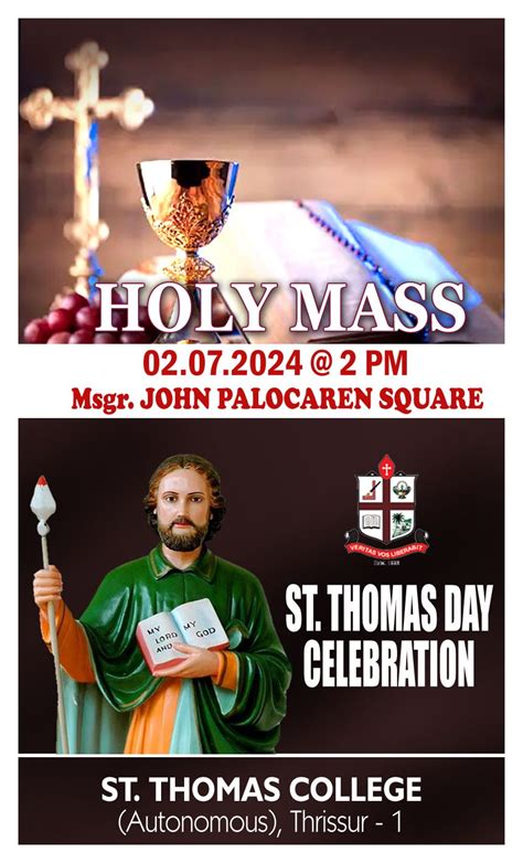 St Thomas Day Celebration 2024 St Thomas College Autonomous