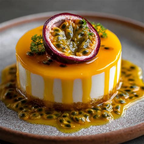 Passion Fruit Mousse Easy Tropical Dessert