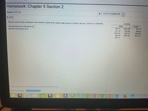 Solved Homework Chapter 5 Section 2 Score 0 Of 1 Pt 5 2 5