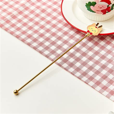 크리스마스 홀리졸리 버터군 스테인리스 머들러kt9123009 모던하우스