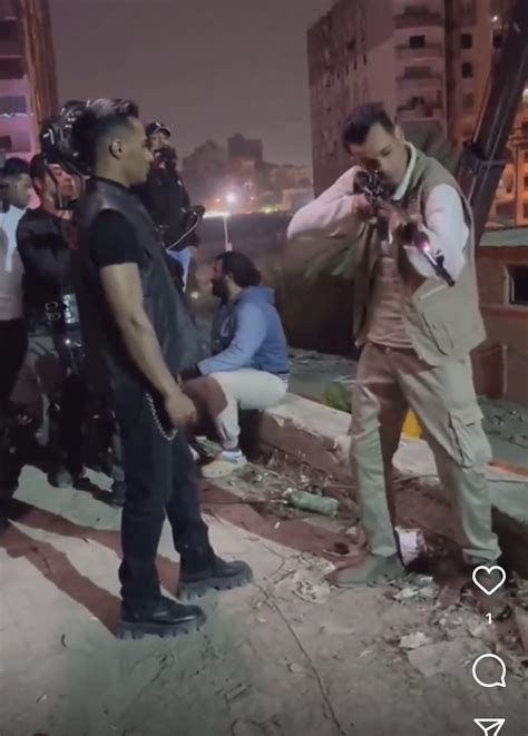 محمد رمضان في كواليس فيلم هارلي صور