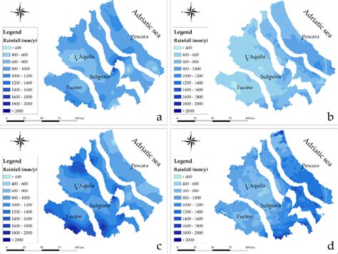 Comparison Between Ok Interpolated Data And Weather Radar Ones Using Download Scientific