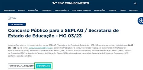 Concurso See Mg 2023 Inscrições Abertas Mais De 19 Mil Vagas