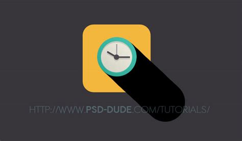 Long Shadow Flat Icon Photoshop Tutorial