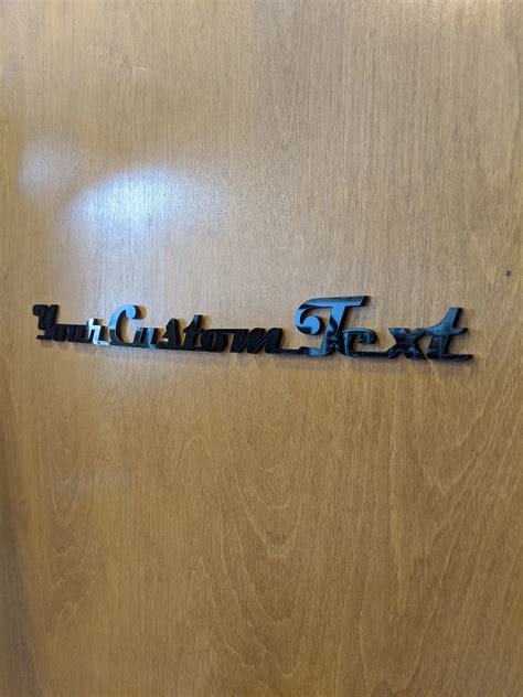 Custom Text Script Badge