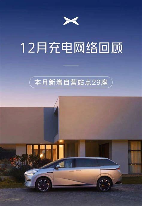 小鹏汽车 2023 年 12 月新增 51 座车主免费充电站，含29座自营站搜狐汽车搜狐网