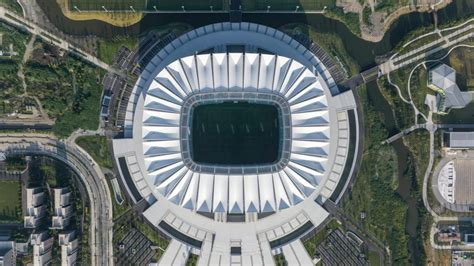 Gmp Architekten Connects Chinese Stadium To A Parkland Site