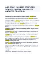 AQA GCSE COMPUTER SCIENCE Paper 1 Computational Thinking And