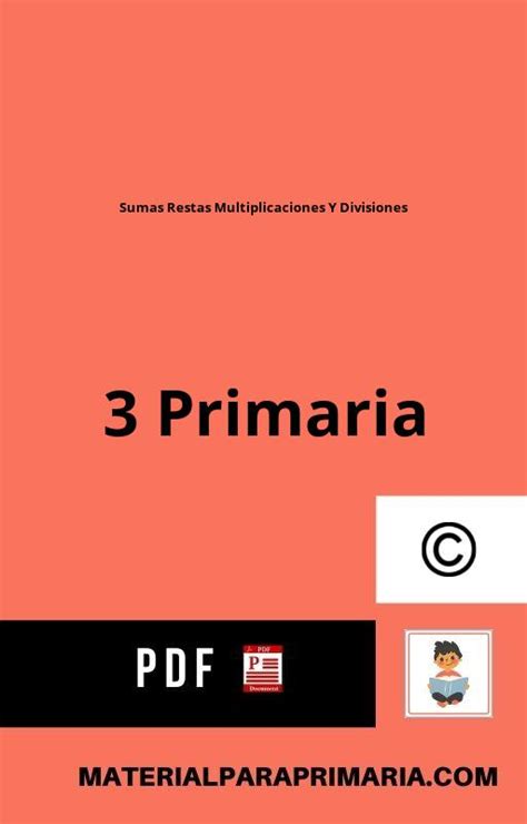 Sumas Restas Multiplicaciones Y Divisiones 3 Primaria Pdf 】 2025