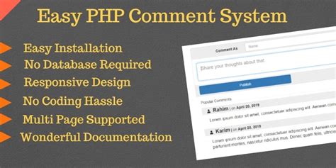 easycomment php comment system by techxpert codester
