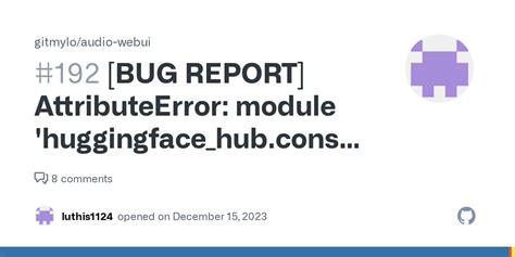 BUG REPORT AttributeError Module Huggingface Hub Constants Has No
