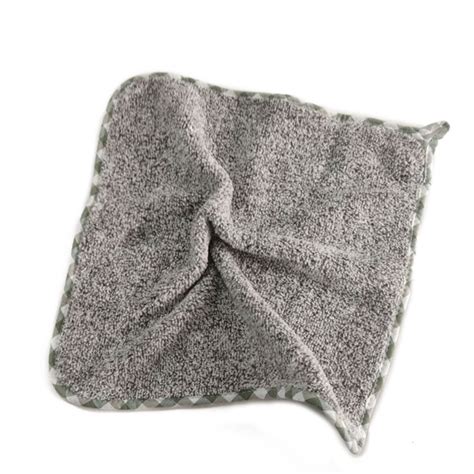 Badu Bg Кърпа за автомивка Стъклени прозорци Бамбукова кърпа с дървени въглища Домакински прах