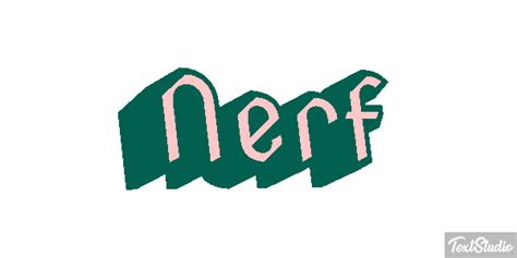 Nerf Brand Animated  Logo Designs