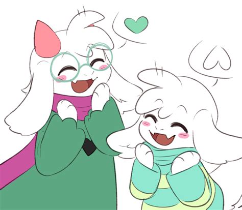Asriel And Ralsei By Askthetinies Rundertale