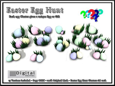 Second Life Marketplace Dd Easter Egg Hunt