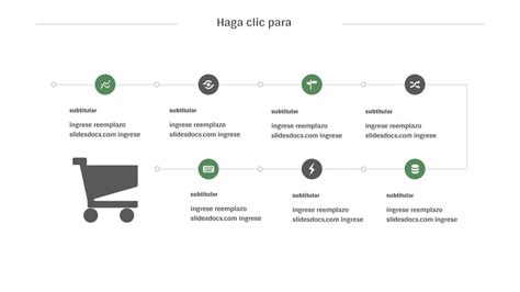 Diagrama Del Carrito De Compras Presentación Plantilla Para Powerpoint Y Presentaciones De