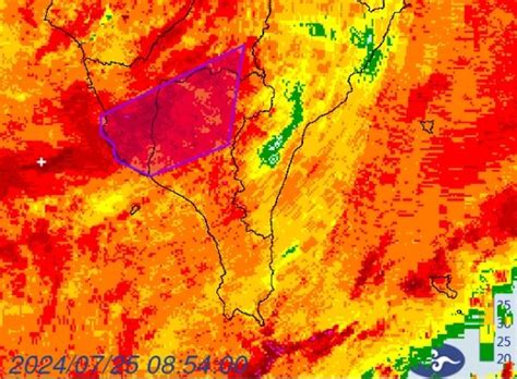 快訊／國家警報又響了！大雷雨開炸高屏3小時 示警區域一次看