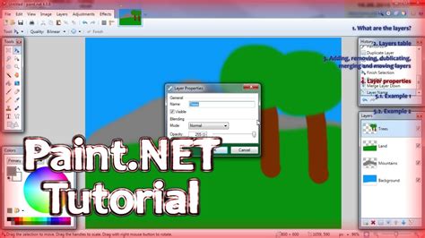 Paint NET S E Learn How To Use Layers YouTube