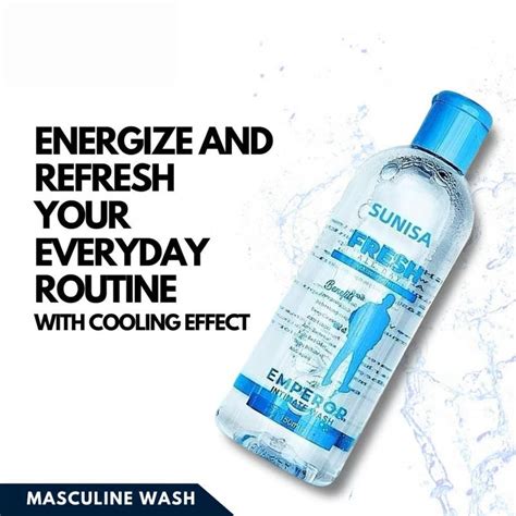 Sunisa Fresh Emperor Intimate Wash For Men Anti Itch Anti Fungal Cooling And Odor Control
