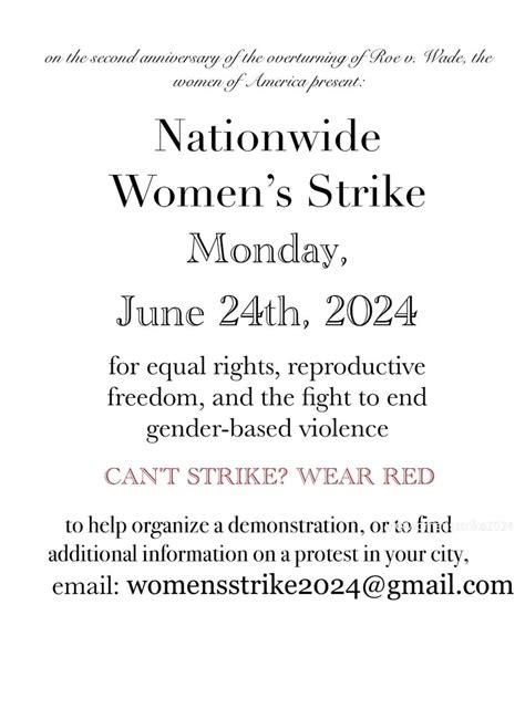 Womens Strike Protest June 24th Rcapecod