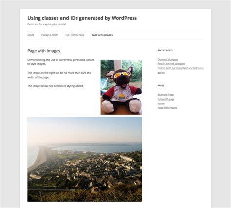 Working With Classes And Ids Generated By Wordpress Envato Tuts