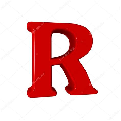 Single R Alphabet Letter Stock Photo LovArt 66404943