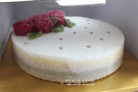 무지개떡케이크 만들기