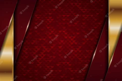 Premium Vector Luxury Abstract Textured Red Maroon Background With Glowing Golden Line