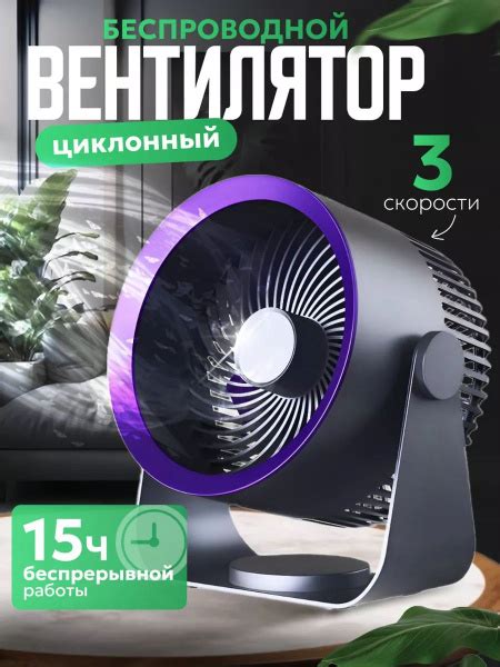 Вентилятор настольный циклонный купить по низкой цене с доставкой в ...