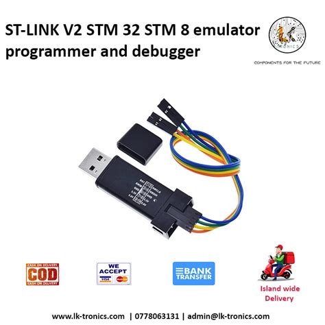 St Link V2 Stm 32 Stm 8 Emulator Programmer And Debugger